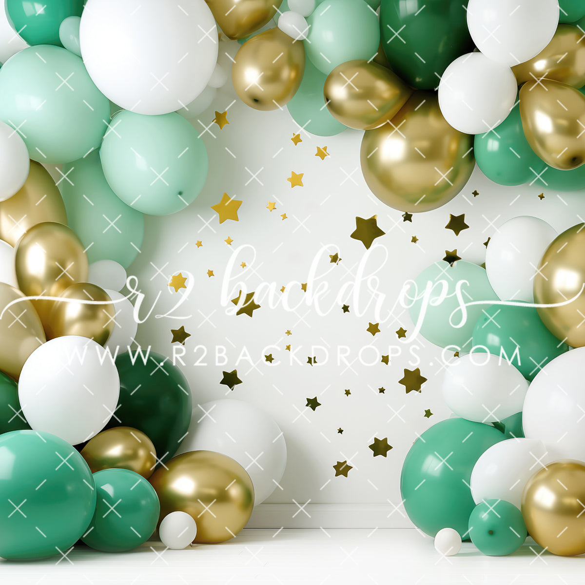 Emerald and Gold – r2backdrops