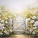 Spring Garden Gate – r2backdrops