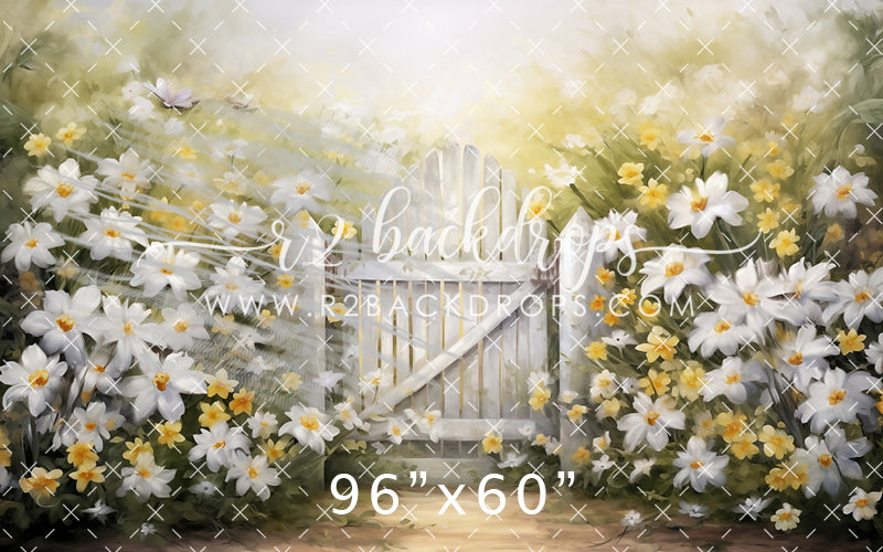 Spring Garden Gate – r2backdrops