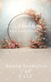 Lina Floral Hoop - Optional Sweep – r2backdrops