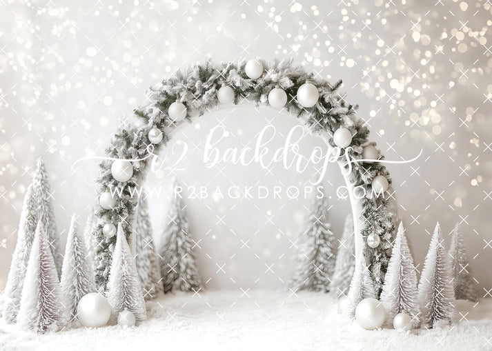 Snowy Winter Arch – r2backdrops