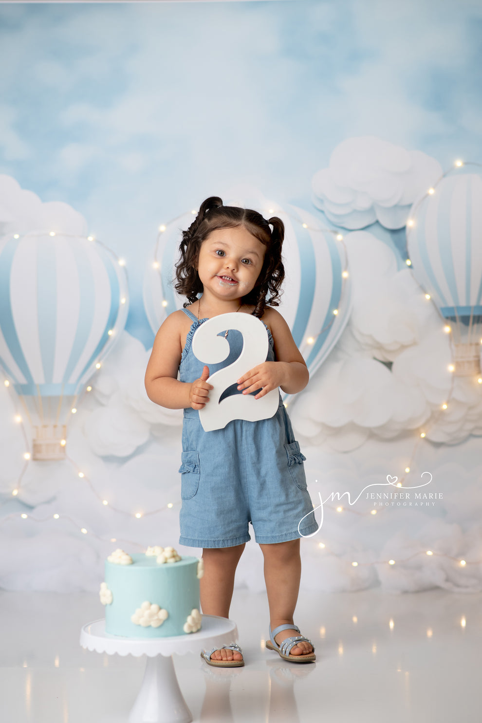 Soft Blue Hot Air – r2backdrops