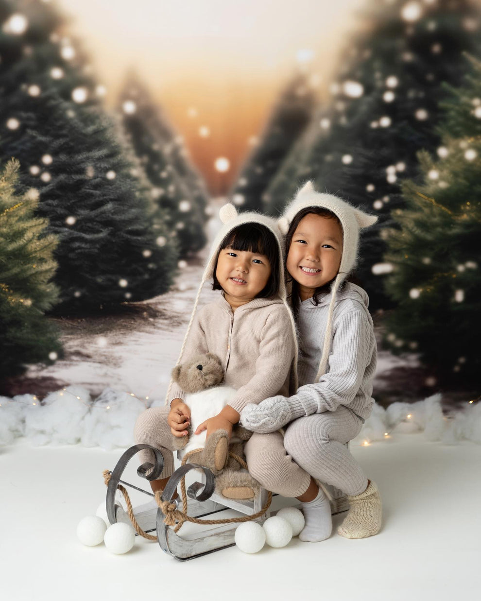 Snow Fall Tree Farm – r2backdrops