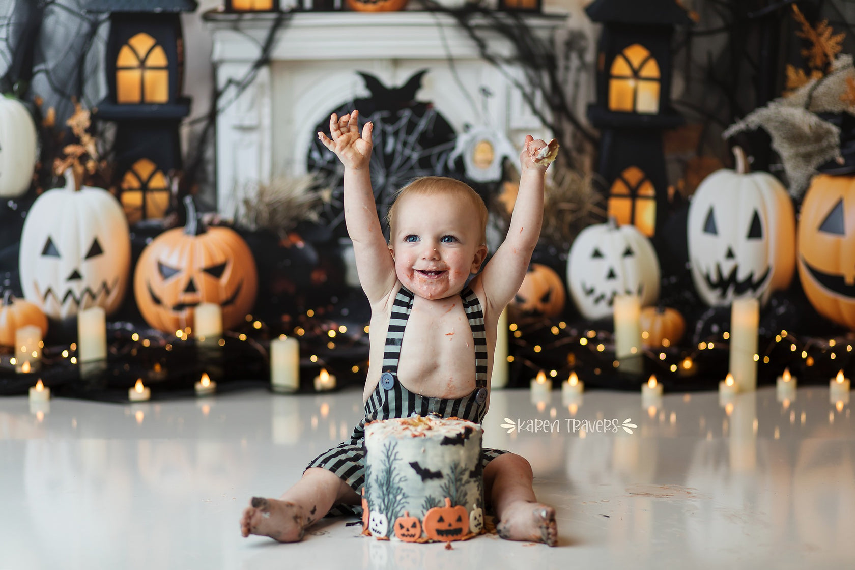 Spooky Halloween Mantel – r2backdrops